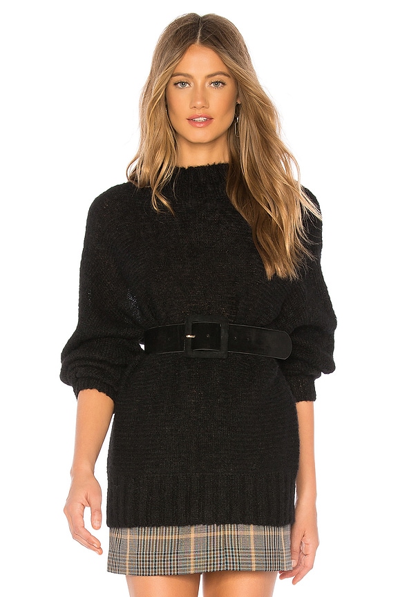 AYNI Pawcar Oversize Sweater in Black | REVOLVE