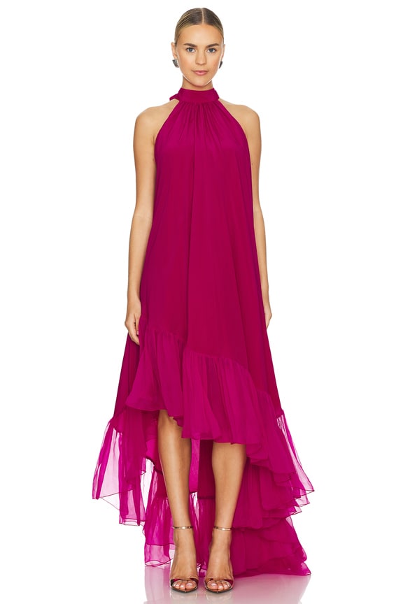 Azeeza Lucas Gown in Magenta | REVOLVE