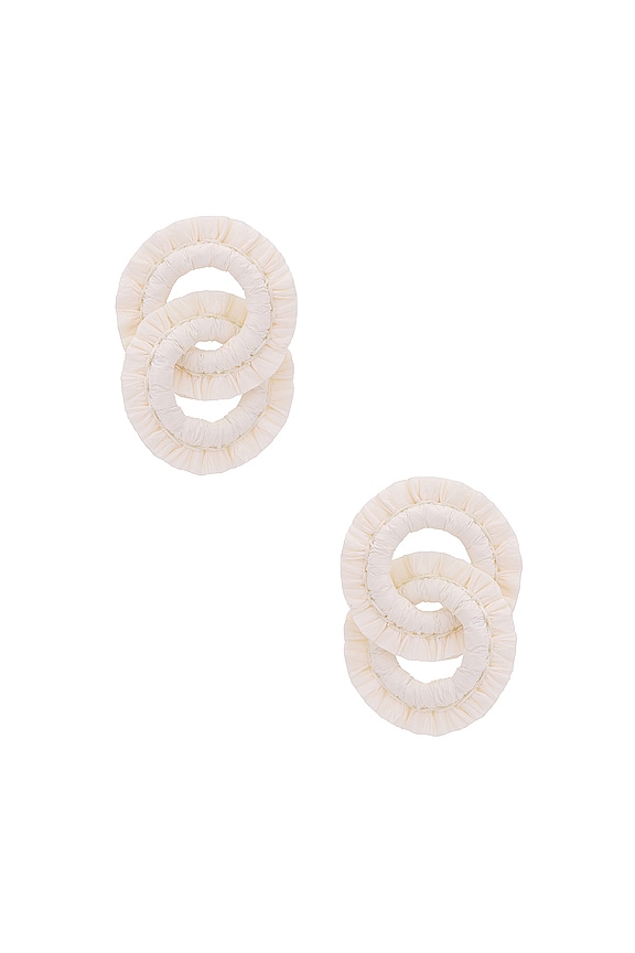 BaubleBar Rochelle Earring in White | REVOLVE