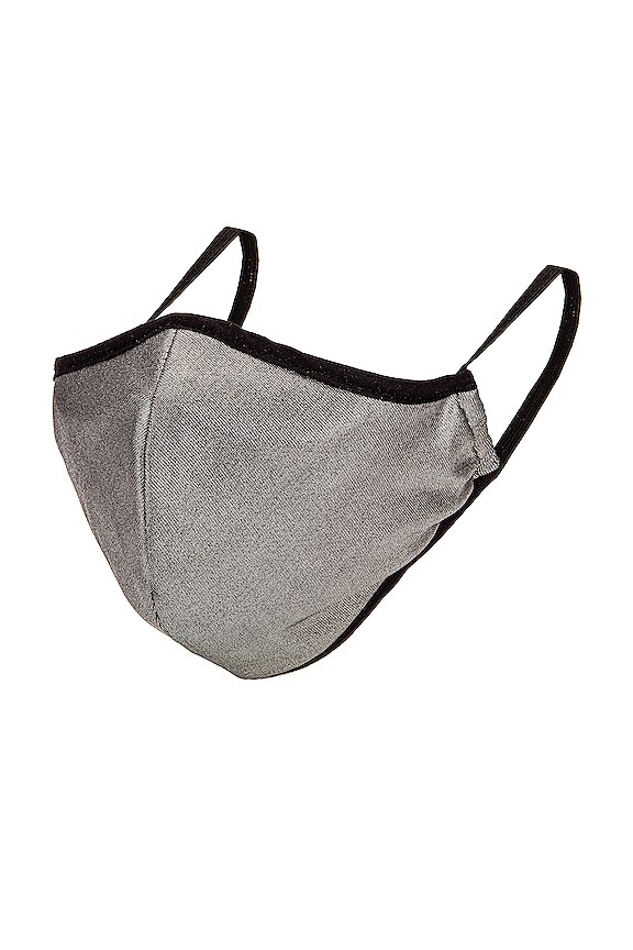 Steve Madden Protective Face Mask in Silver Lame | REVOLVE