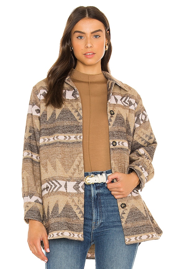 Steve Madden Big Sky Shacket in Nutmeg | REVOLVE