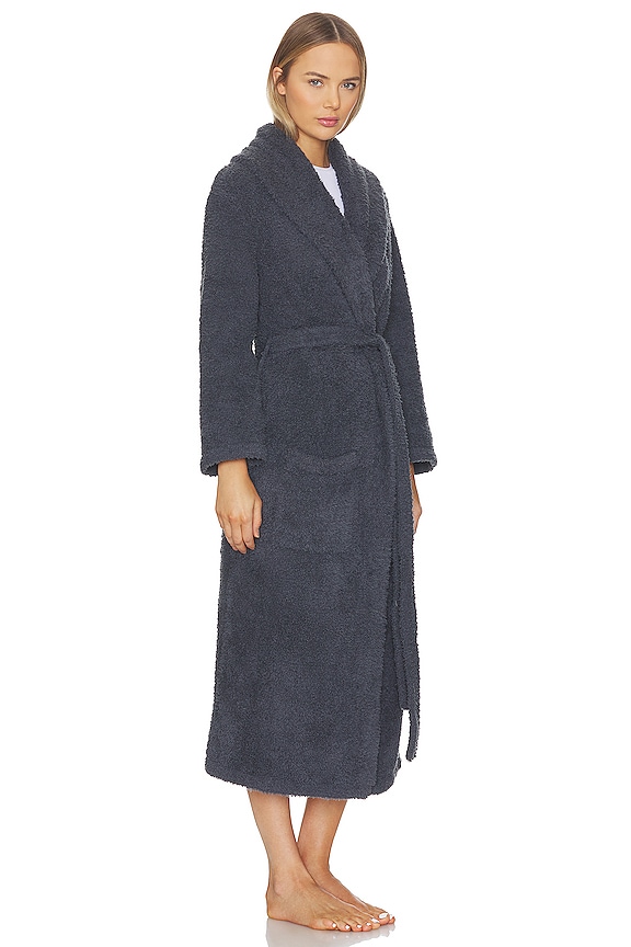 Barefoot Dreams CozyChic Robe in Slate Blue | REVOLVE