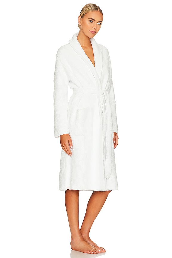 Barefoot Dreams CozyChic Barbie Robe in Sea Salt & Dusty Rose | REVOLVE