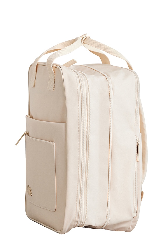 BEIS The Expandable Backpack in Beige | REVOLVE