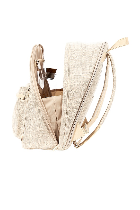 BEIS The Small Backpack in Beige | REVOLVE