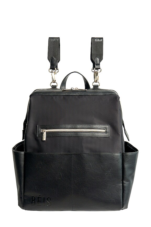 BEIS Backpack Diaper Bag in Black | REVOLVE