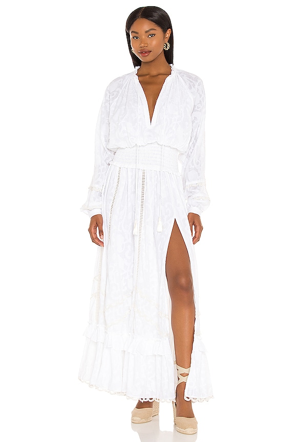 HEMANT AND NANDITA X REVOLVE Mavi Maxi Dress in White | REVOLVE