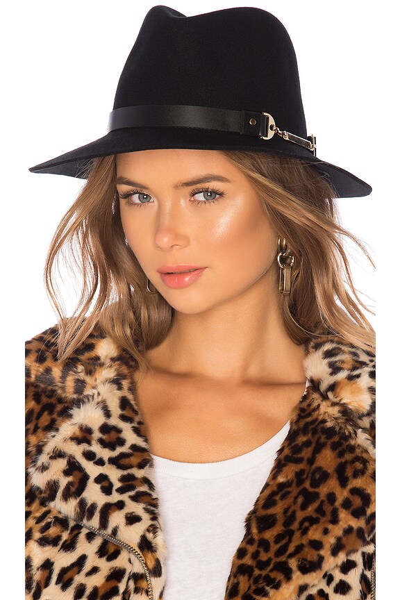 Bijou Van Ness Sunset Boulevard Hat in Black | REVOLVE