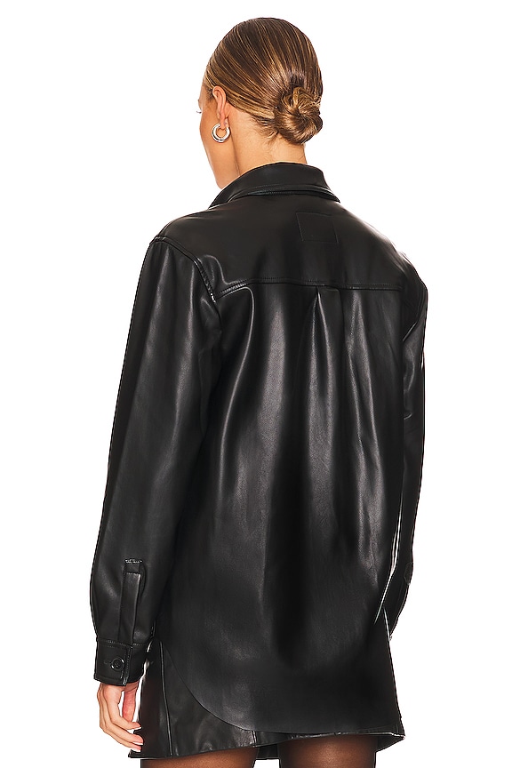 BLANKNYC Faux Leather Shacket in Suspicious Mind | REVOLVE
