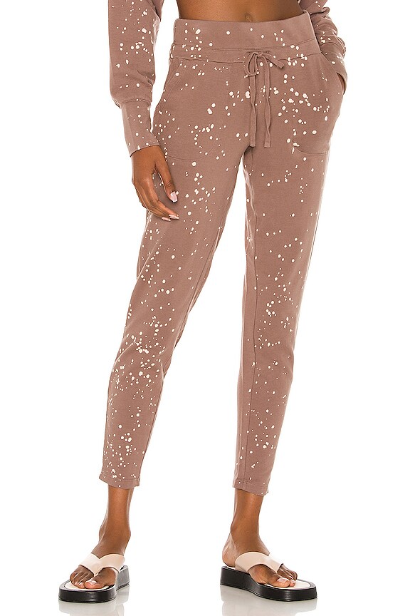 Bobi Beach Splatter Terry Pant in Java | REVOLVE