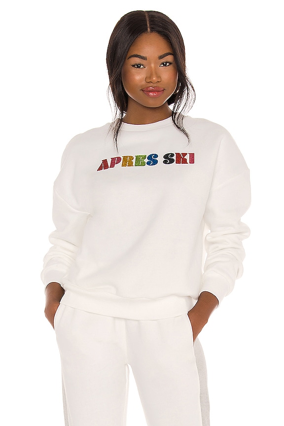 BEACH RIOT X REVOLVE Apres Ski Sweatshirt in Whisper White | REVOLVE