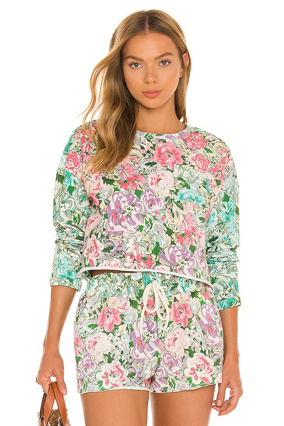 BEACH RIOT Elyse Sweatshirt in Pink Peony | REVOLVE