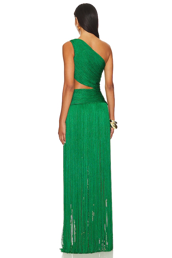Bronx and Banco Jafari Sierra Sleeveless Gown in Green | REVOLVE