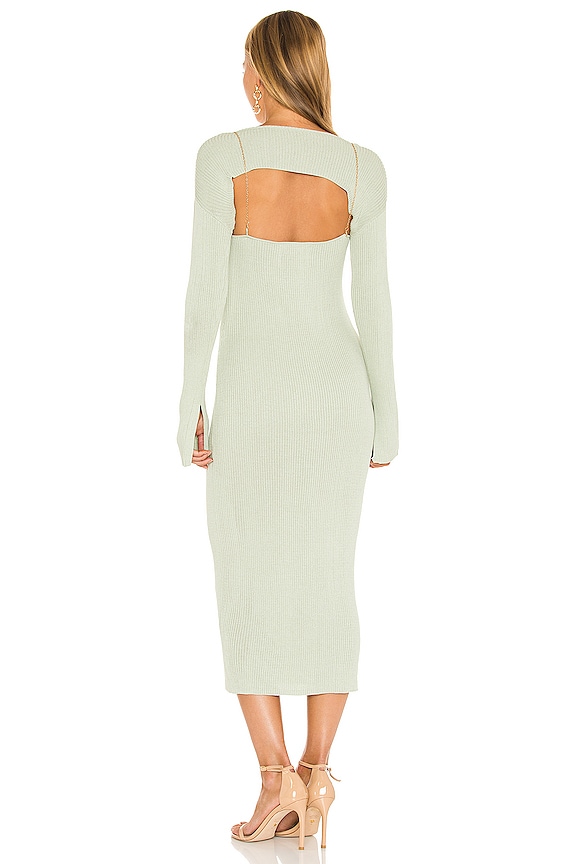Bubish X REVOLVE Paloma Bodycon Midi Dress in Sage | REVOLVE