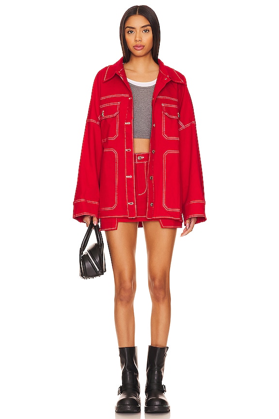 BY.DYLN x REVOLVE Cooper Jacket in Red | REVOLVE