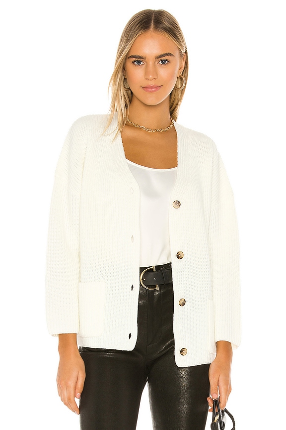 Callahan Posie Cardigan in White | REVOLVE