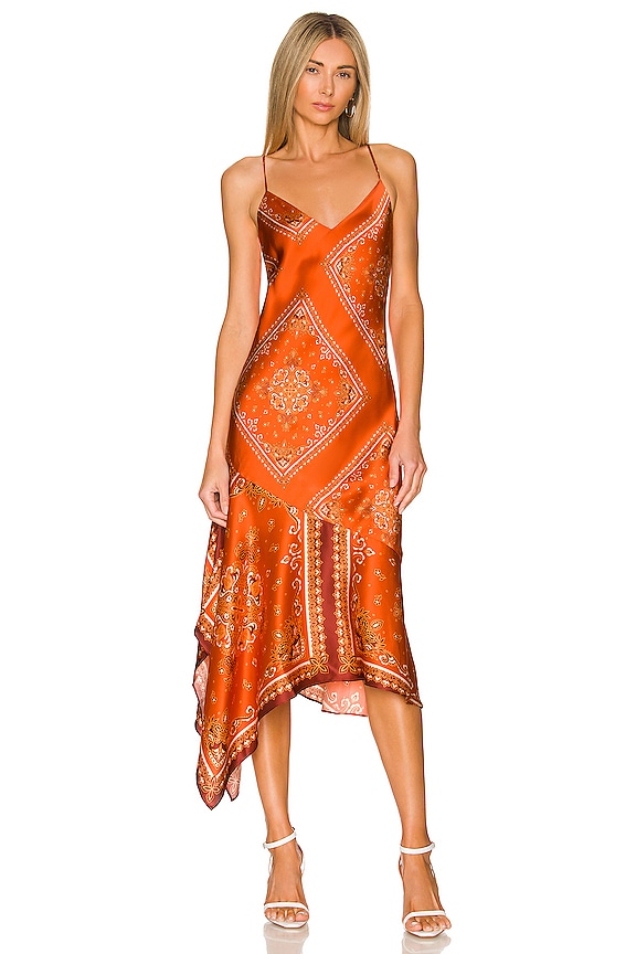 CAMI NYC Becky Dress in Burnt Bandana Multi | REVOLVE
