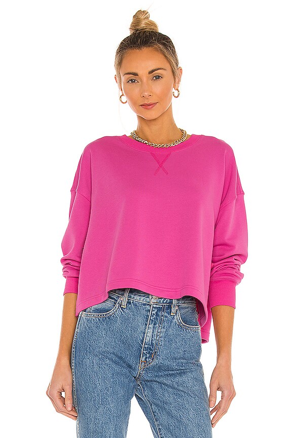 Cinq a Sept Gloria Pullover in Acid Pink | REVOLVE