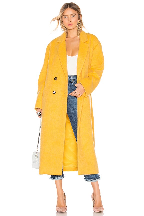 Cinq a Sept Maya Coat in Sunflower | REVOLVE