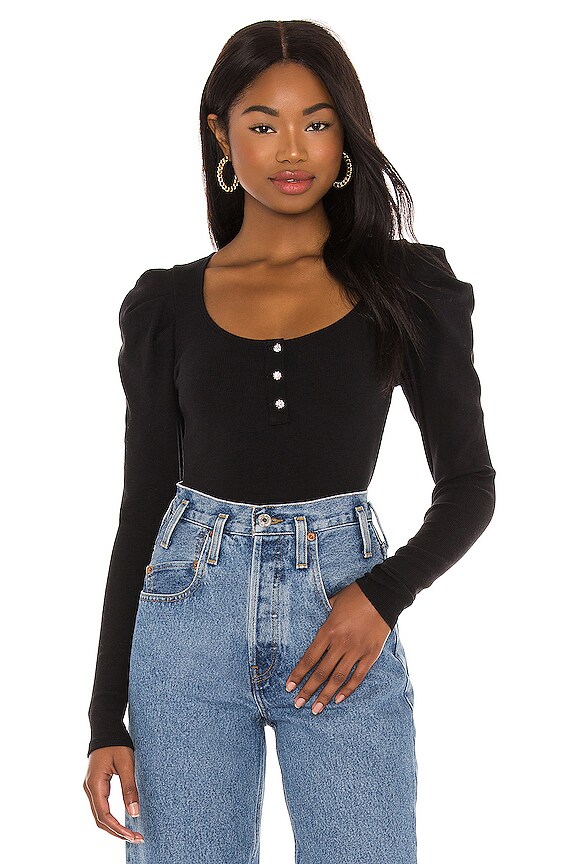 Cinq a Sept Jordan Top in Black | REVOLVE