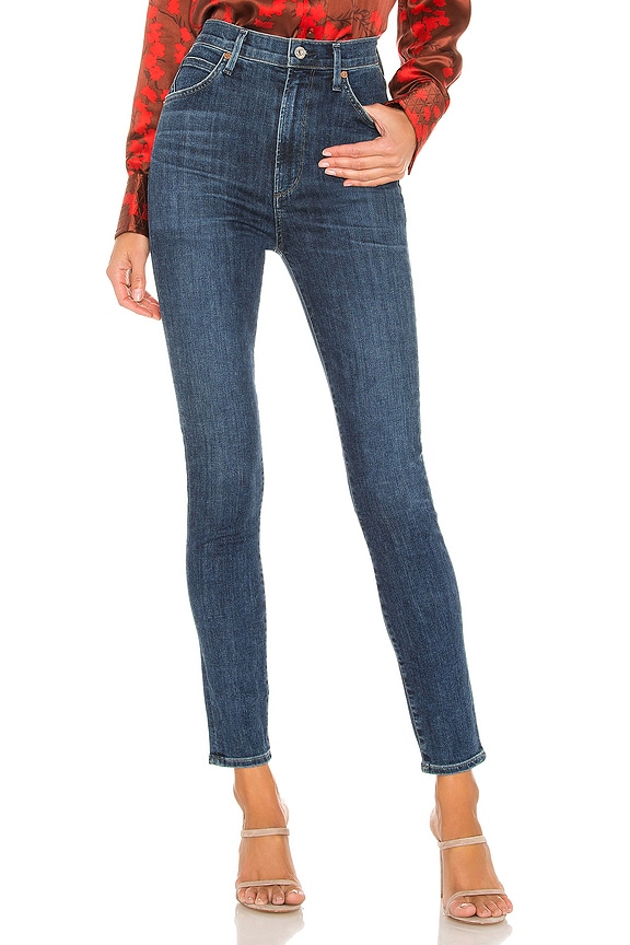 Citizens of Humanity Chrissy Uber High Rise Skinny in Carmel | REVOLVE
