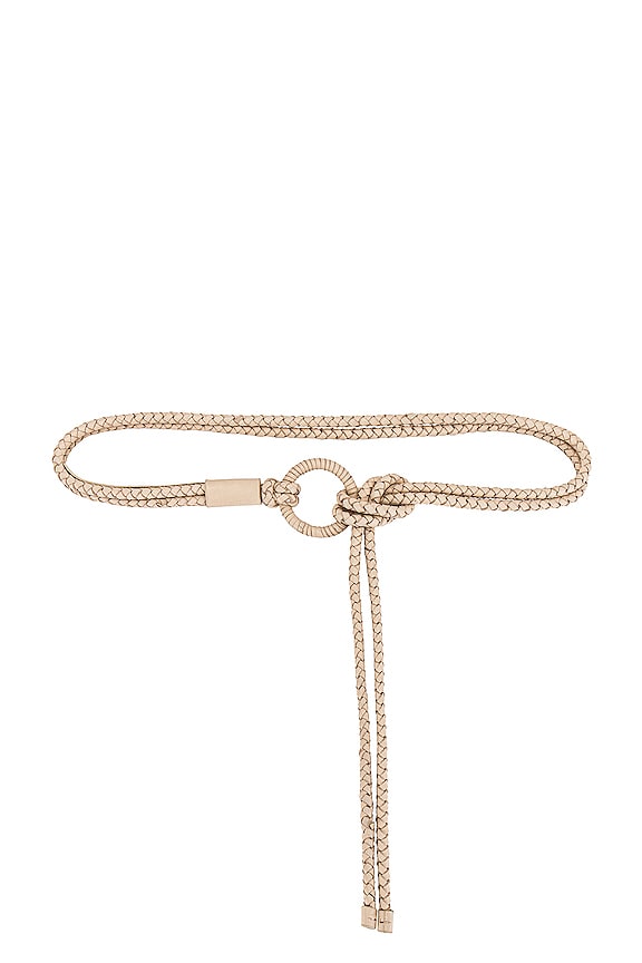 Cleobella Loop Leather Belt in Cream | REVOLVE