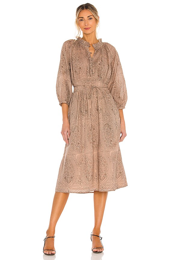 Cleobella Fern Midi Dress in Tonal Paisley Print | REVOLVE