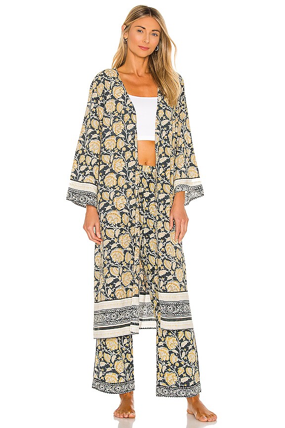 Cleobella Garnet Mini Kimono in Sita Eclipse | REVOLVE