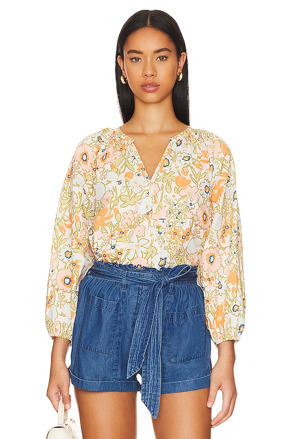 Cleobella Galena Blouse in Retro Floral | REVOLVE