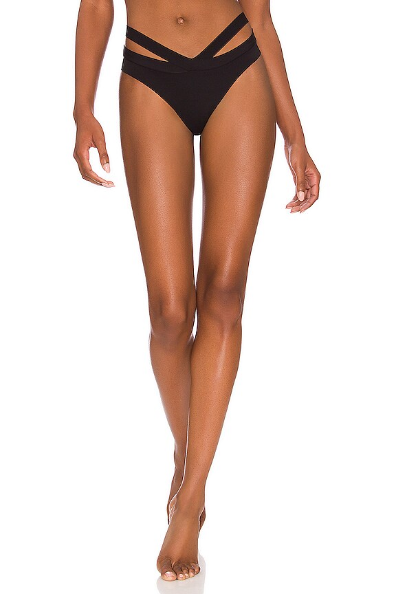 Commando Banded Thong in Black | REVOLVE