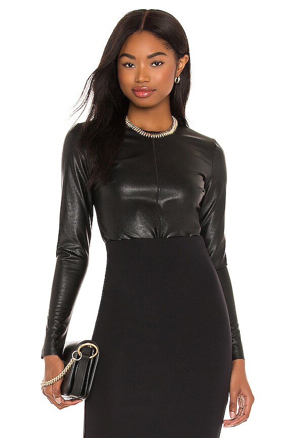 Commando BODY FAUX LEATHER en Black | REVOLVE