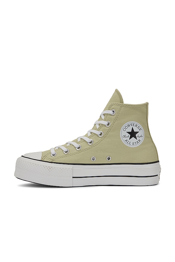 Converse Chuck Taylor All Star Lift Sneaker in Olive Aura, White ...