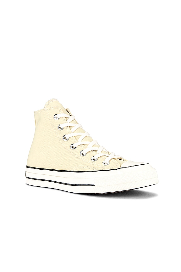 Converse Chuck 70 No Waste Canvas Sneaker in Lemon Drop, Egret, & Black ...