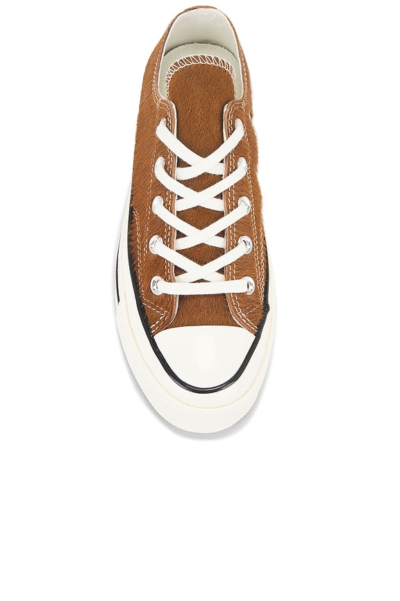 Converse Pony Hair Chuck 70 Sneaker in Brown & Egret | REVOLVE