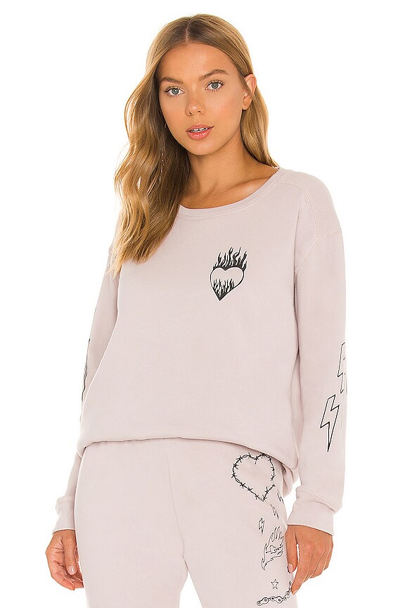Chaser Heart Pullover in Macaron | REVOLVE