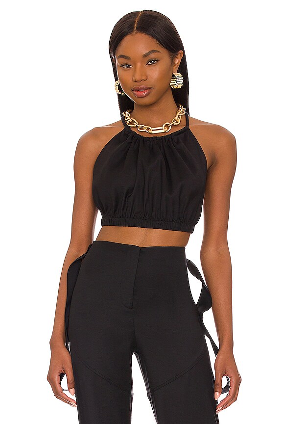Cult Gaia Jennifer Top in Black | REVOLVE