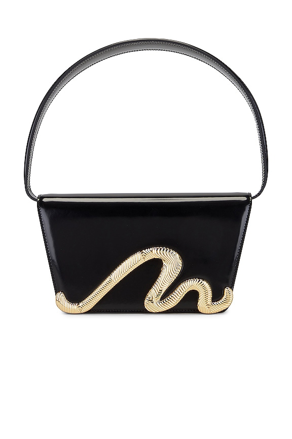 Cult Gaia Livi Shoulder Bag in Black | REVOLVE