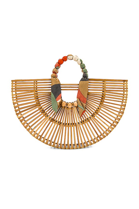 Cult Gaia Gaias Fan Ark Bag in Natural | REVOLVE