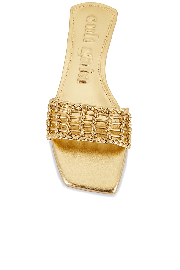 Cult Gaia Maya Sandal in Brass | REVOLVE