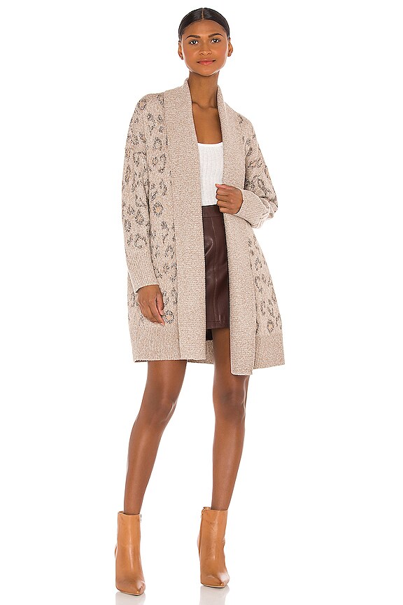 cupcakes and cashmere Shania Cardigan in Soft Beige | REVOLVE