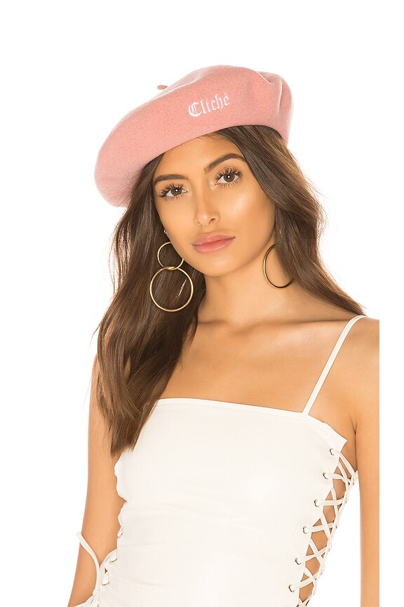 Don Paris Beret in Pink | REVOLVE