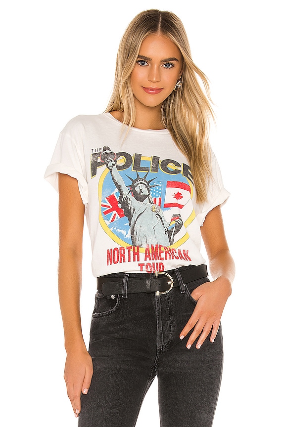 DAYDREAMER The Police North American Tour Weekend Tee in Vintage White ...