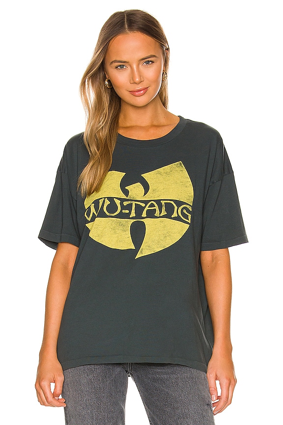 DAYDREAMER Wutang Cream Merch Tee in Vintage Black | REVOLVE