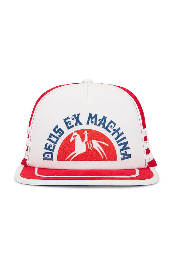 Deus Ex Machina Bareback Trucker Hat in Red Clay | REVOLVE