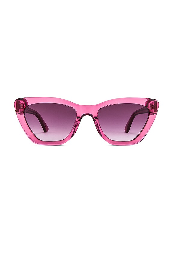DIFF EYEWEAR Camila in Macarena Pink Crystal & Wine Gradient | REVOLVE