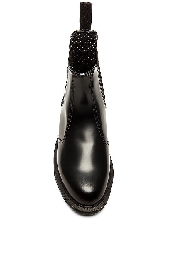 Dr. Martens Flora Chelsea Boot in Black | REVOLVE