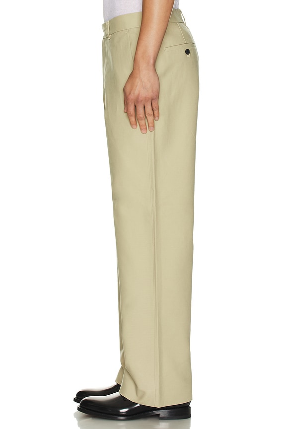 Dunst Wide Chino Slacks in Beige | REVOLVE