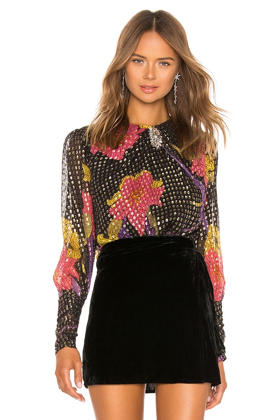 Dodo Bar Or Veronica Top in Dodina Black | REVOLVE