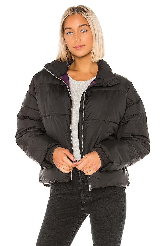 Dr. Denim Skylar Puffer in Black | REVOLVE