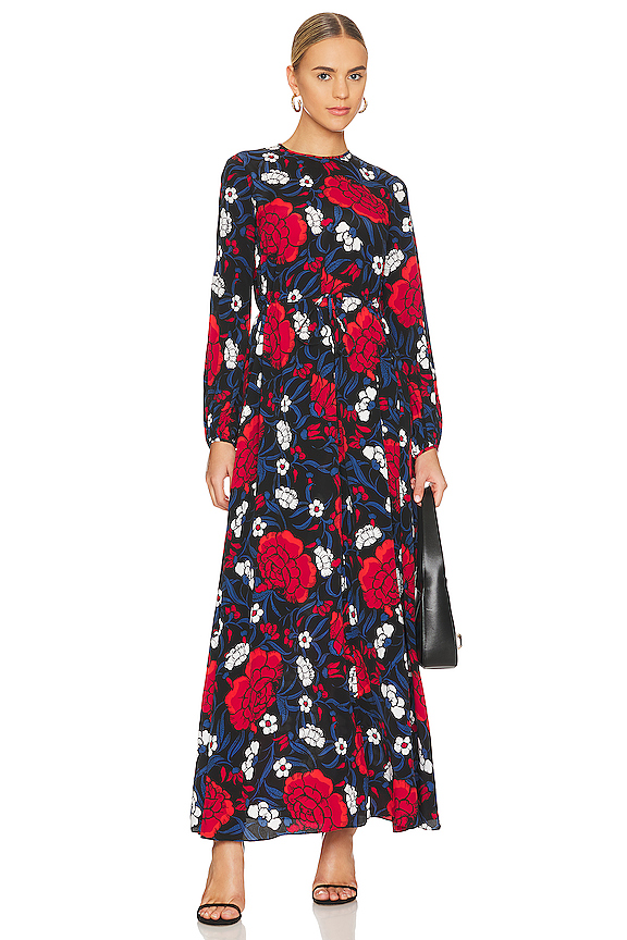 Diane von Furstenberg Sydney Dress in Passion Floral | REVOLVE